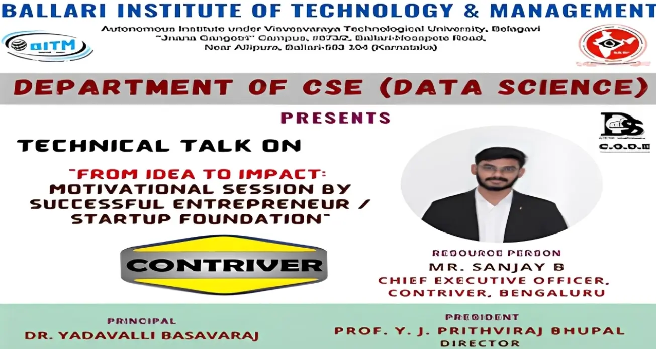 Technical Talk On Inspiring Innovation A Journey From Idea To Impact ...
